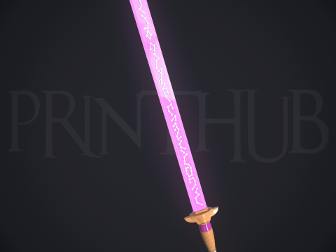 KPop Demon Hunter Rumi Sword Modelo de impressão 3D STL Modelo de ...