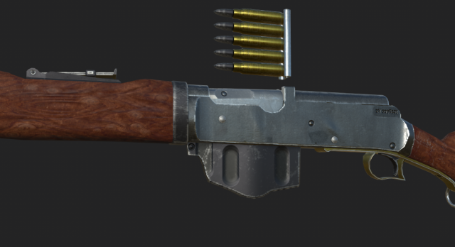 Self-Load Rifle Free 3D Model in Rifle 3DExport