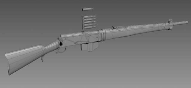 Self-Load Rifle Free 3D Model in Rifle 3DExport