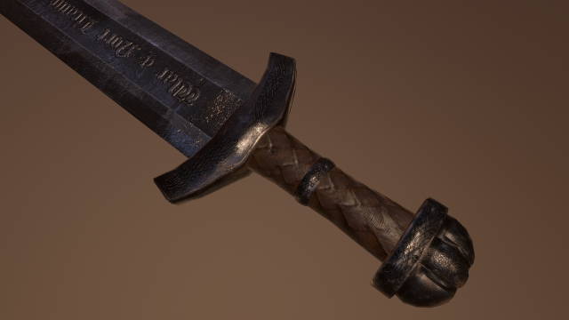 Karoling sword Free 3D Model in Melee 3DExport