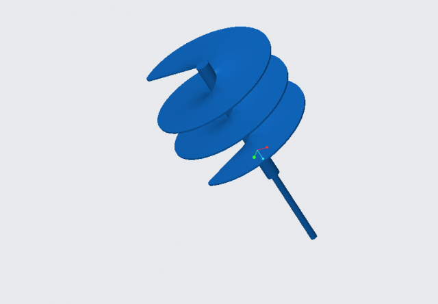 Auger 3D Model in Other 3DExport