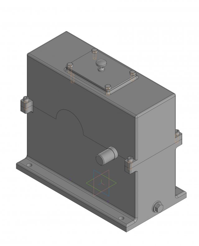 Reducer 3D Model in Machines 3DExport