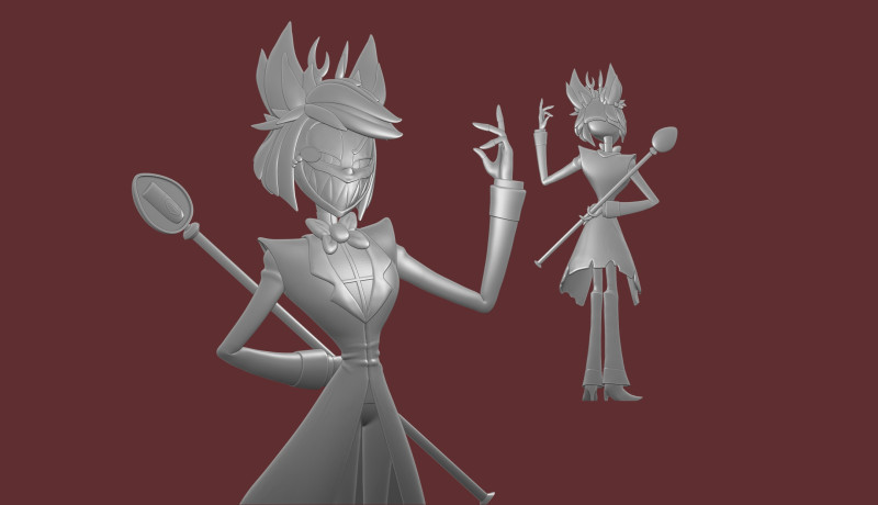 Alastor Hazbin Hotel 3D Print Model in Man 3DExport