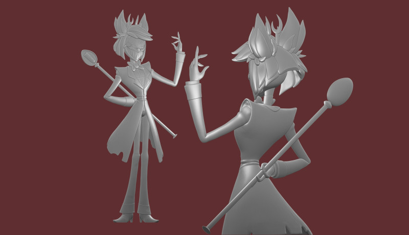 Alastor Hazbin Hotel 3D Print Model in Man 3DExport