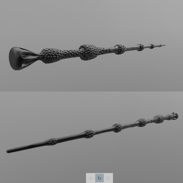 Sauco Wand 3D Print Model in Other 3DExport
