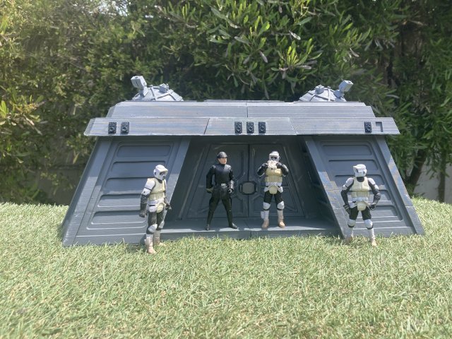 Star Wars Endor Bunker Diorama 3D Print Model in Toys 3DExport
