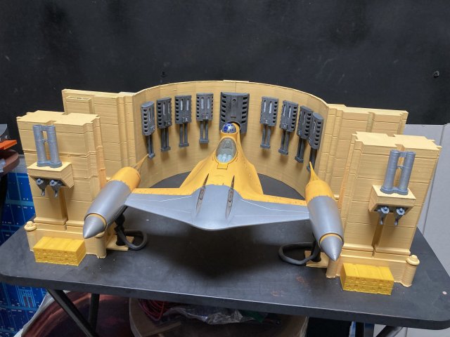 Star Wars Theed Hangar Diorama 3D Print Model in Toys 3DExport