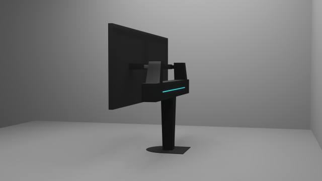 Dual Monitor 3D Model in Computer 3DExport
