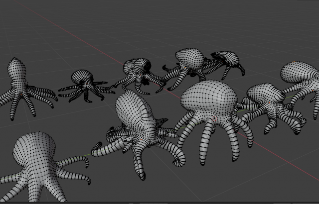 BioLume OctoPack Deep Sea Delights 3D Model in Squid 3DExport