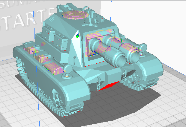 Articulated tank 3D Print Model in Figurines 3DExport