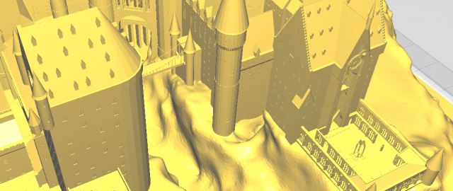 Harry Potter Hogwarts 3D Print Model in Architecture 3DExport