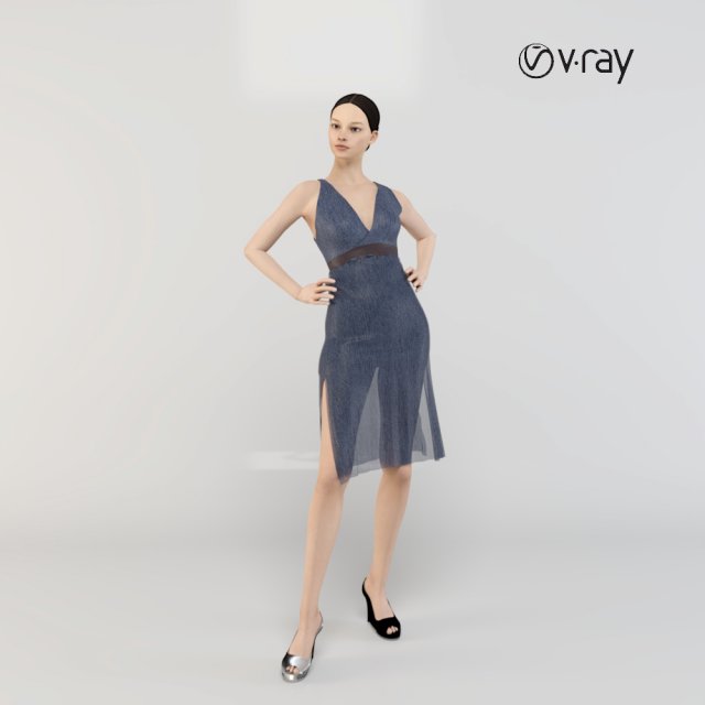 FTH-Female-Avatar 3D Model in Woman 3DExport
