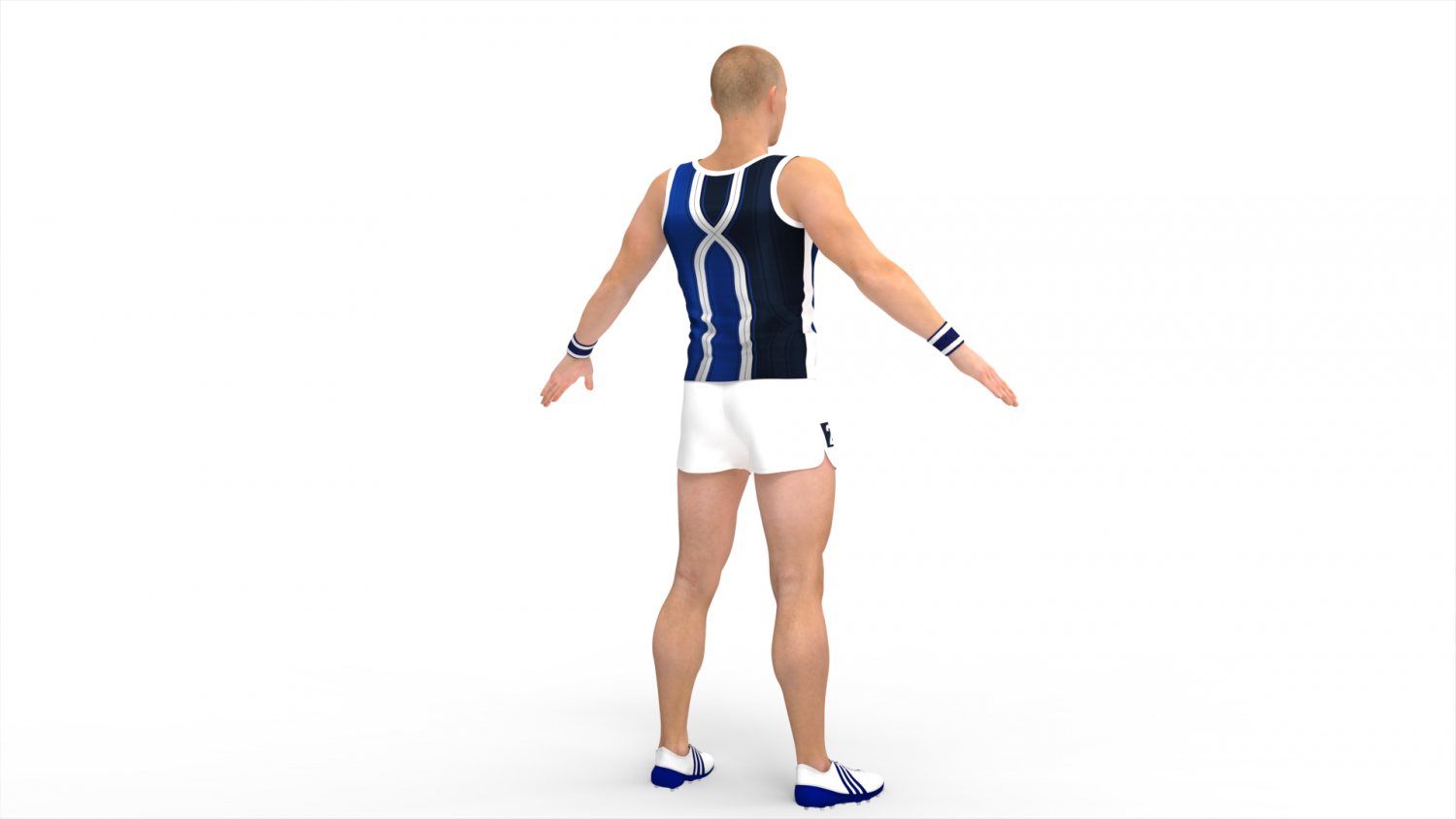 Athlete Runner 3D Model in Man 3DExport