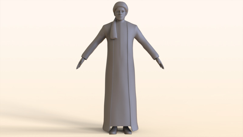 Arab Male 3D Model in Man 3DExport
