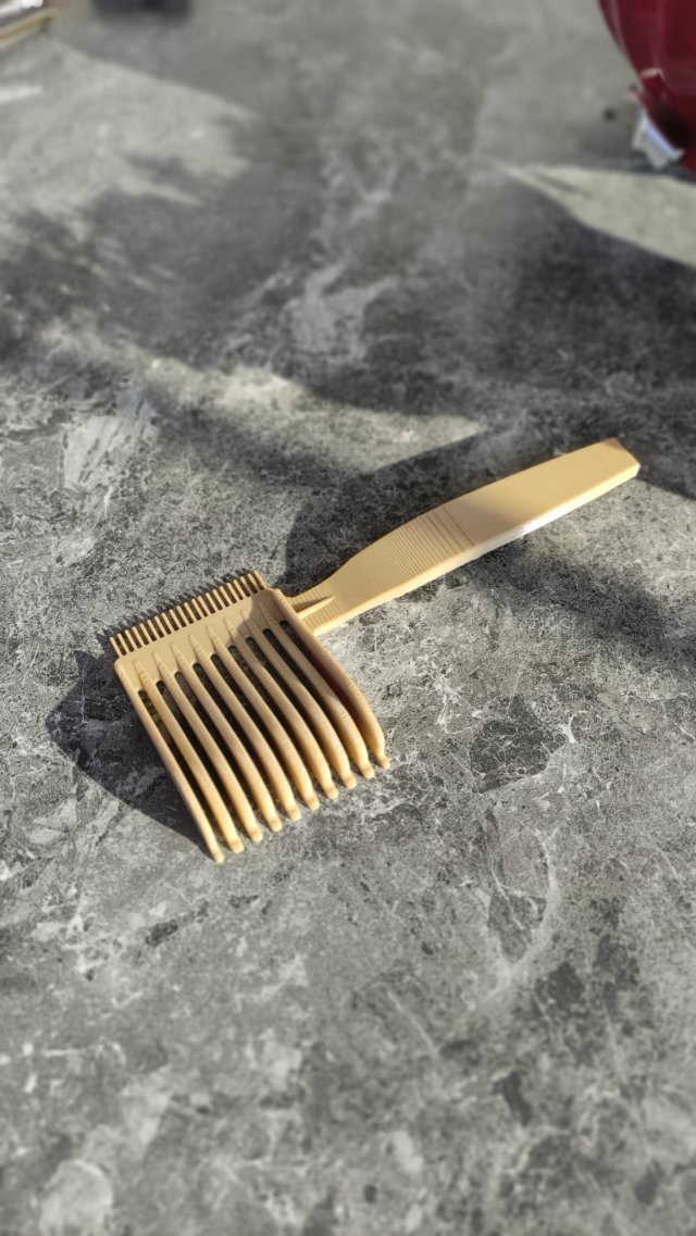 Hair cutting comb - BARBER COMB 3D Print Model in Hand Tools 3DExport