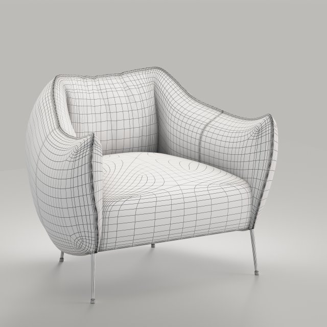 MEXO Chicken Fusion armchair 3D Model in Chair 3DExport