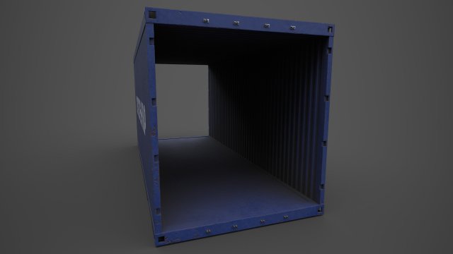 Shipping container 3D Model in Shipping Containers 3DExport