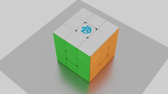 Rubiks cube from gan Gratis Model 3D in Mainan 3DExport
