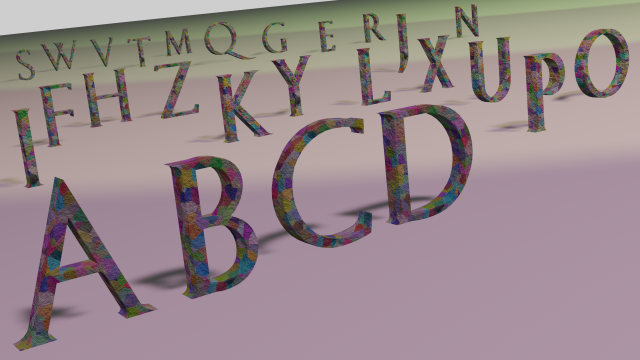 Complete Pack for 3D Alphabet Numbers 3D Model in Other 3DExport