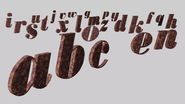 Complete Pack for 3D Alphabet Numbers 3D Model in Other 3DExport