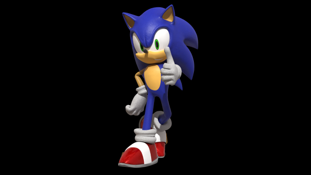 SONIC THE HEDGEHOG 3D Model in Other 3DExport