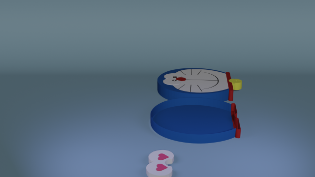 Doraemon Valentine box Free CG Textures in 3D Renders 3DExport