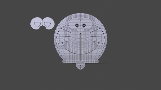 Doraemon Valentine box Free CG Textures in 3D Renders 3DExport