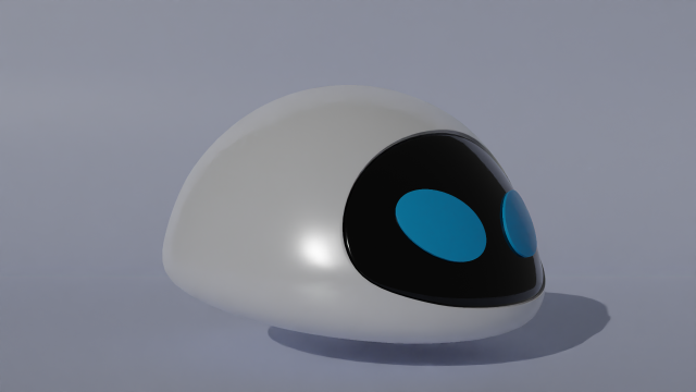 Eva Free 3D Model in Robot 3DExport