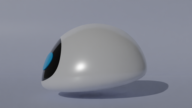 Eva Free 3D Model in Robot 3DExport