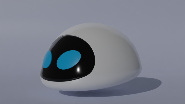 Eva Free 3D Model in Robot 3DExport