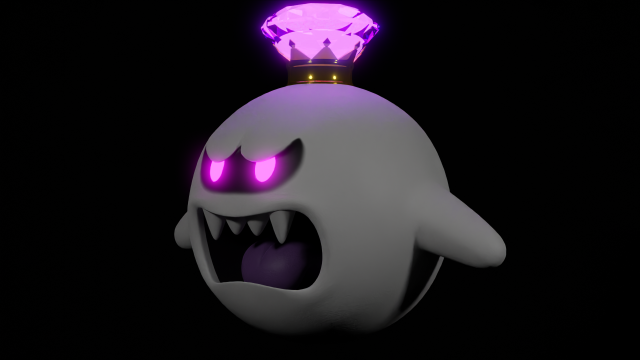 King Boo 3D Model in Other 3DExport