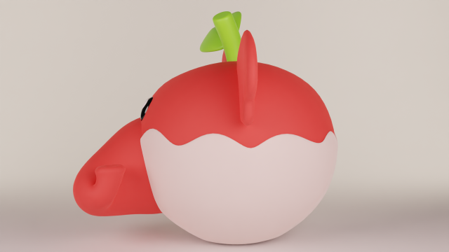 Elephant Apple Super Mario Wonder 3D Model in Other 3DExport