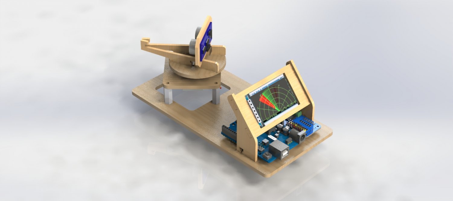 Mini Rada detector Arduino Kit 3D Model in GPS 3DExport