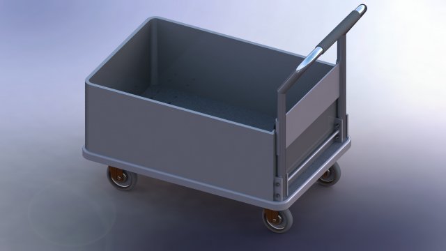 Trolley 3D Model in Shopping Cart 3DExport