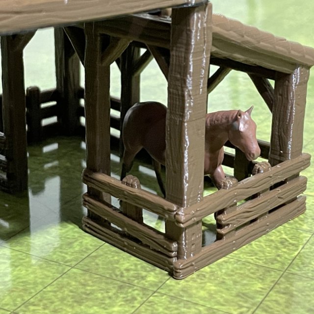 Stables 3D Print Model in Terrain 3DExport
