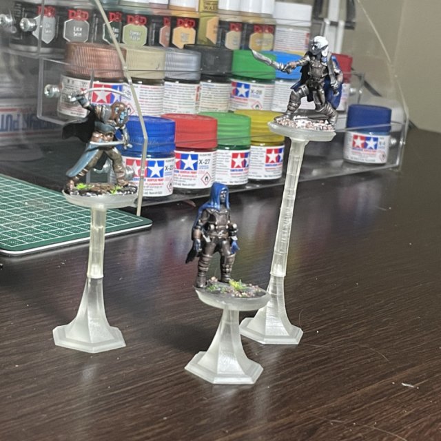 Modular Flying Bases 3D Print Model in Terrain 3DExport