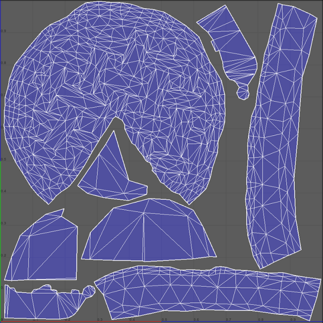 RhubarbPieChart 3D Model in Sweets 3DExport