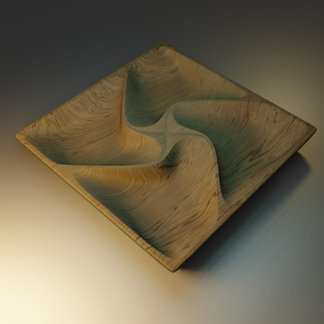 3D MODEL STL FILE SERVING TRAY-1 FOR CNC ENGRAVING MACHINE 3D Print ...