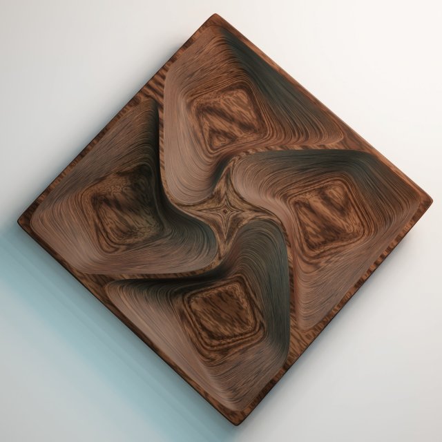 3D MODEL STL FILE SERVING TRAY-1 FOR CNC ENGRAVING MACHINE 3D Print ...