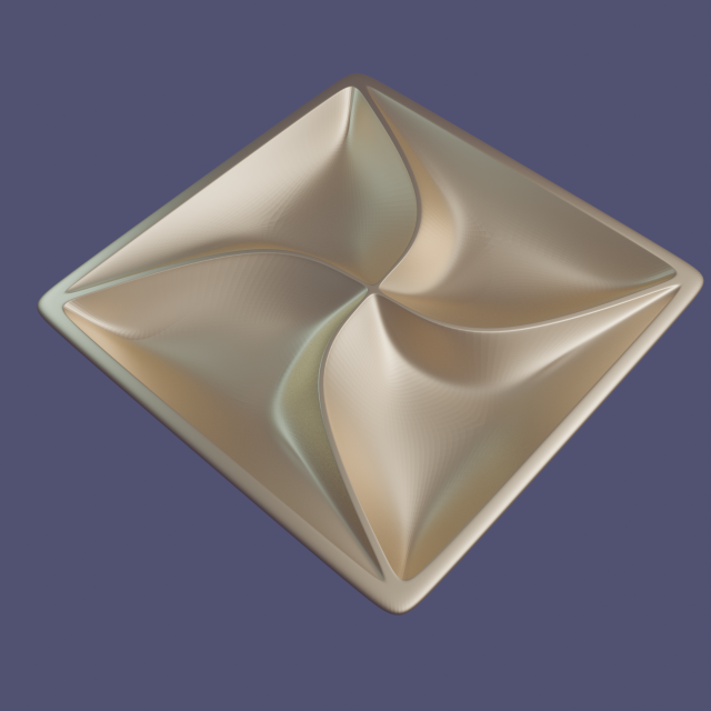 3D MODEL STL FILE SERVING TRAY-6 FOR CNC ENGRAVING MACHINE 3D Print ...