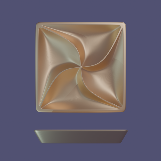 3D MODEL STL FILE SERVING TRAY-6 FOR CNC ENGRAVING MACHINE 3D Print ...