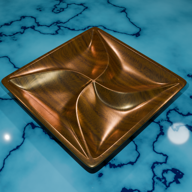 3D MODEL STL FILE SERVING TRAY-6 FOR CNC ENGRAVING MACHINE 3D Print ...