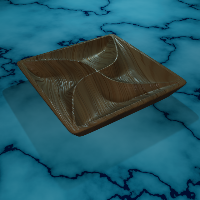 3D MODEL STL FILE SERVING TRAY-6 FOR CNC ENGRAVING MACHINE 3D Print ...