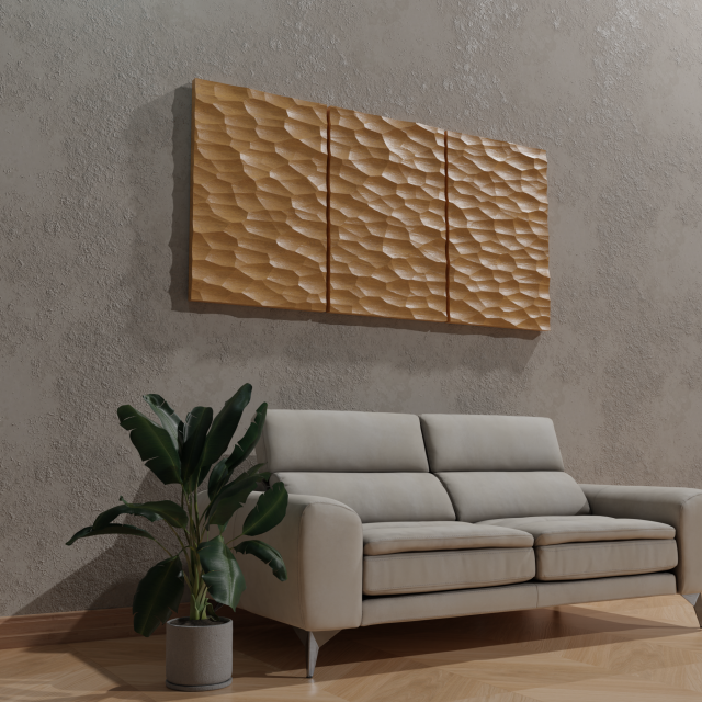 3D MODEL OF A DECORATIVE WALL PANEL FOR A CNC MILLING MACHINE 3D Print ...