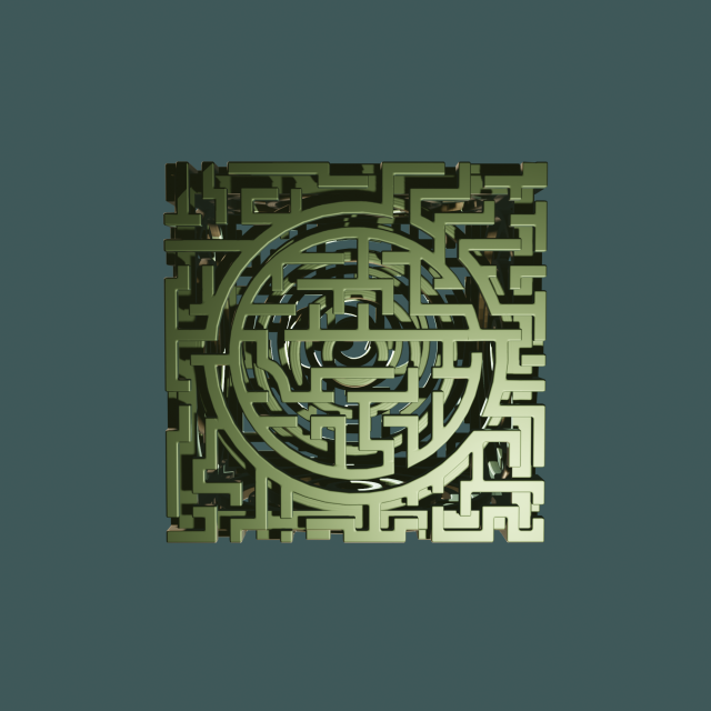 3D MODEL STL FILE CUBE LABIRINT Modelo de impresión 3D in Puzzle 3DExport