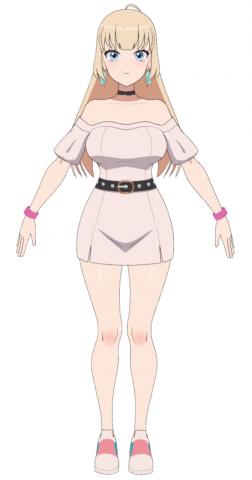 Anime girl - Base 3D Model in Woman 3DExport