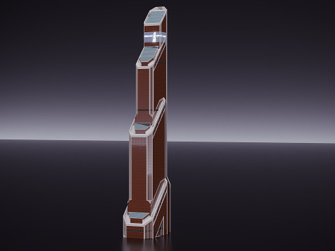 Modèle de tour Mercury de gratte-ciel dans la ville de Moscou Modèle 3D ...