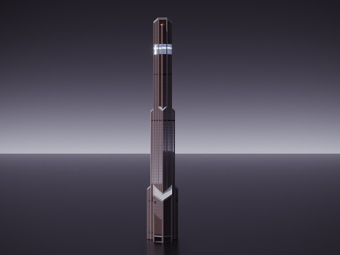 Modèle de tour Mercury de gratte-ciel dans la ville de Moscou Modèle 3D ...