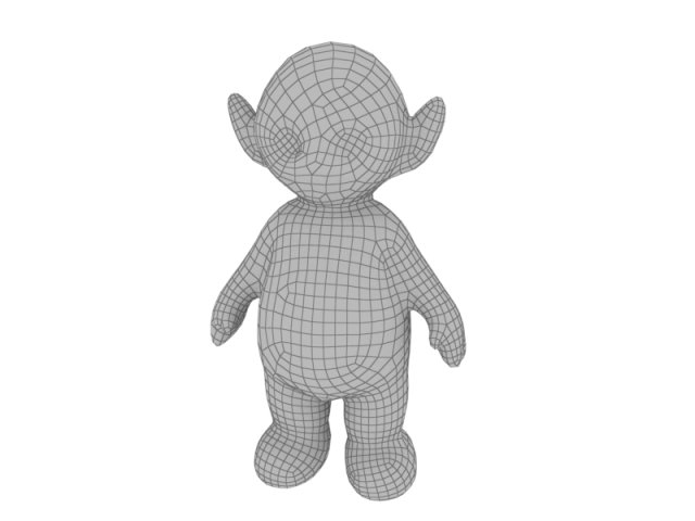 Teletubby 3D Model in Cartoon 3DExport