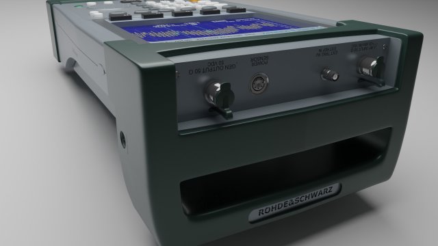Rohde Schwarz FSH3 Spectrum Analyzer 3D Model in Other 3DExport